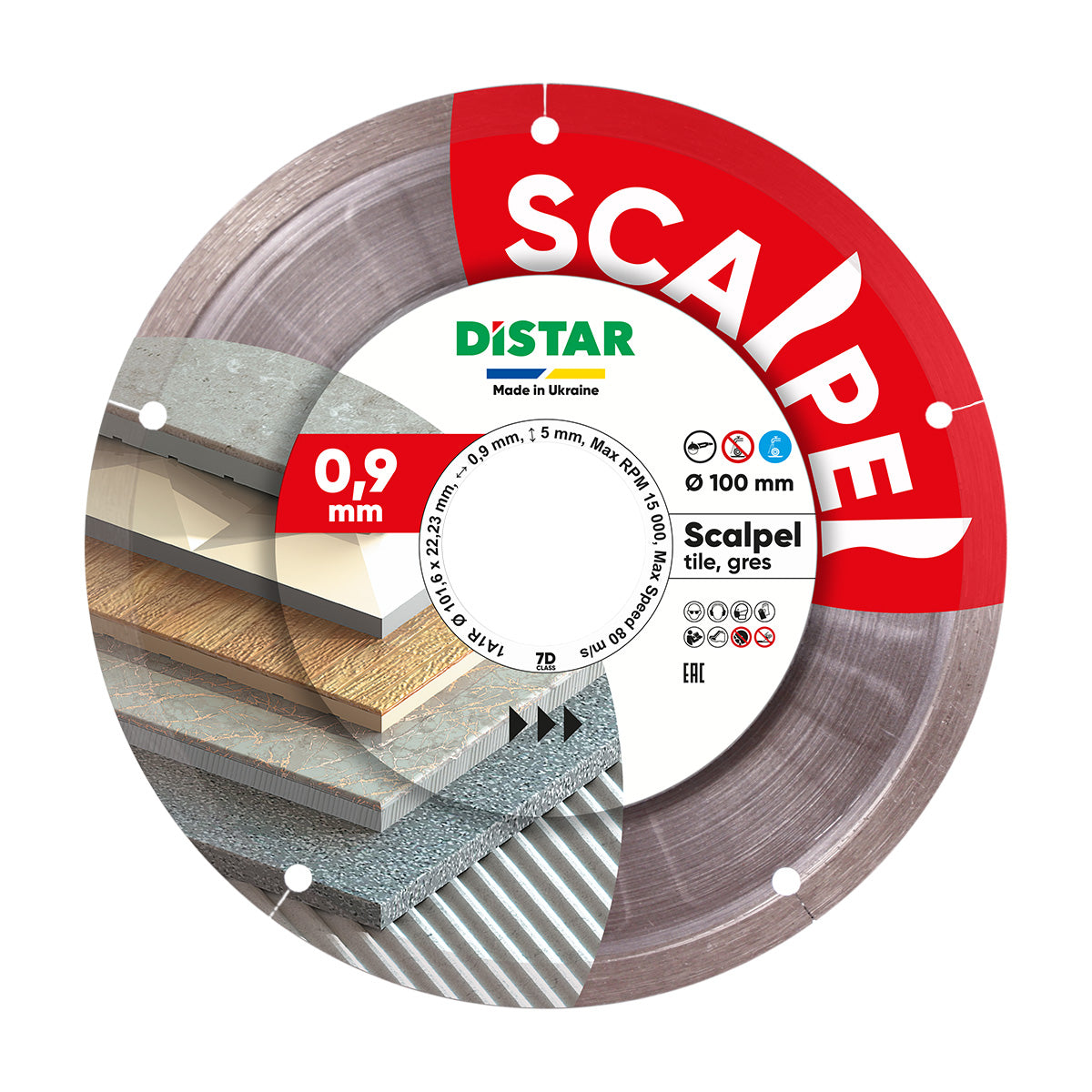 Diamond Cutting Blade Distar 101,6x22,23 Scalpel | Distar USA